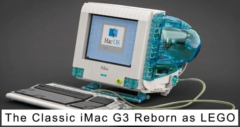 The Classic iMac G3 Reborn as LEGO